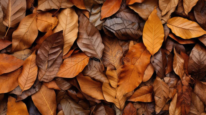 Rounded leaf patterns stock illustration. Illustration of seasonal ...
