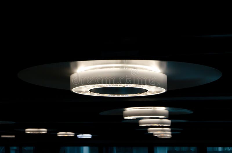 Rounded LED lights stock photo. Image of circle, apartment - 62820328