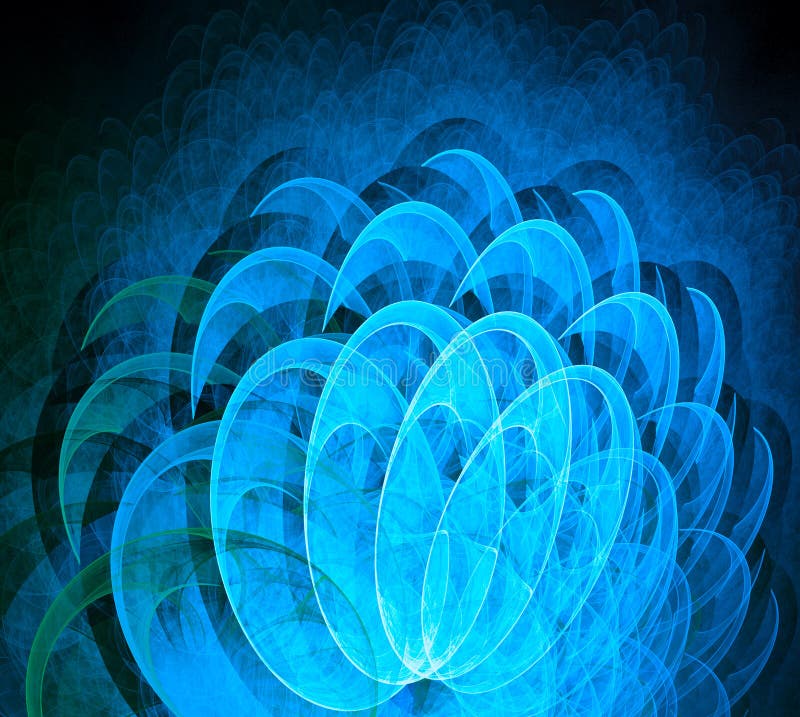 Rounded Loops Abstract Background Stock Illustration - Illustration of ...