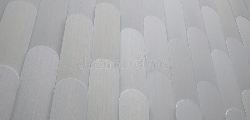 Rounded Metal Panels - Angle View (3d Illustration Stock Illustration ...