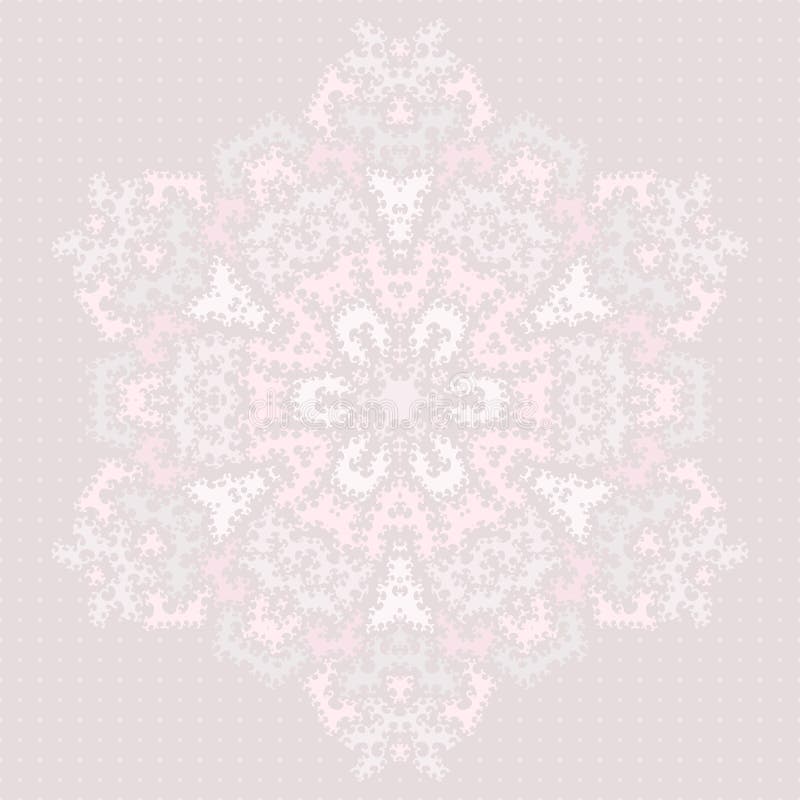 Rounded pale pattern. stock vector. Illustration of fabric - 81648089