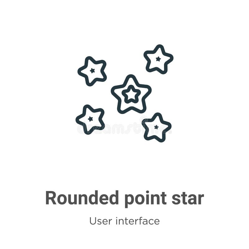 Five Point Star Outline Stock Illustrations – 451 Five Point Star ...