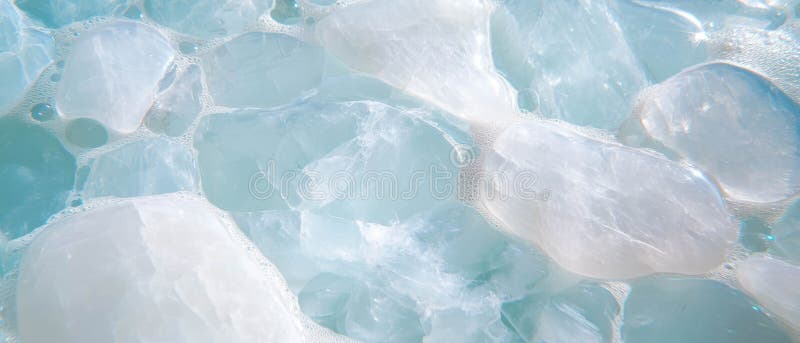 Rounded Quartz Pebbles with Smooth Surfaces Create a Tranquil Texture ...