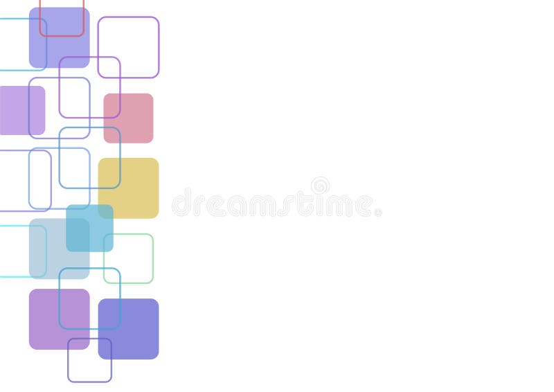 Rounded rectangle abstract stock vector. Illustration of overlay - 86599244