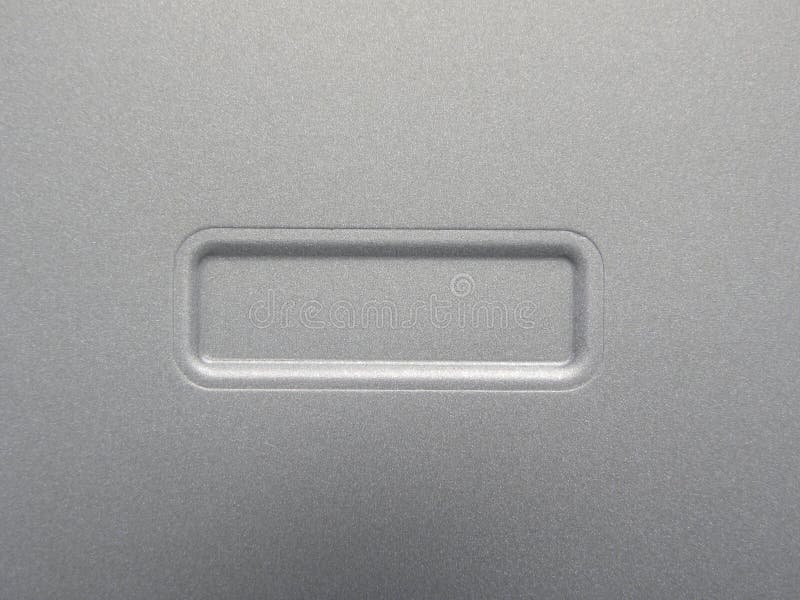 Rounded Rectangle on Aluminum Stock Image - Image of closeup, clean ...