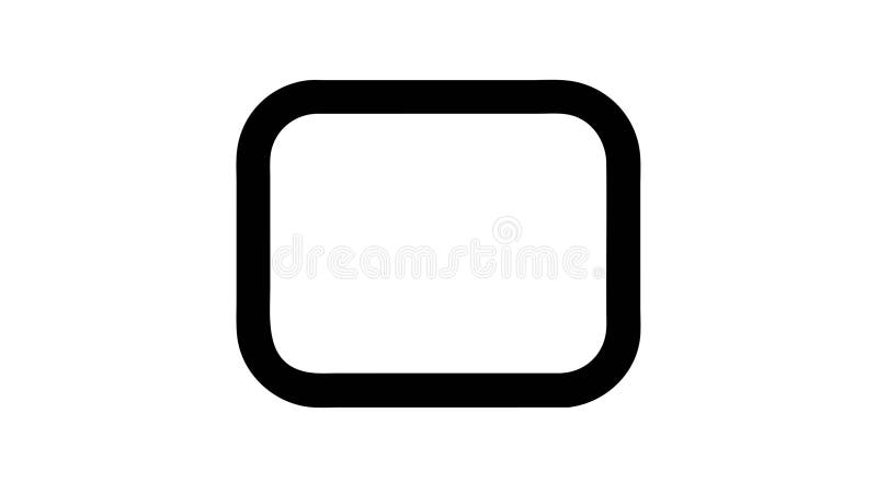 Rounded Rectangle Outline Stock Illustrations – 1,314 Rounded Rectangle ...