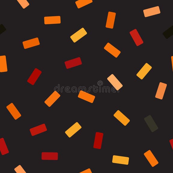 Rounded Rectangle Pattern. Seamless Vector Background Stock Vector ...