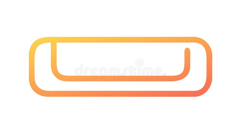 Rounded Rectangle Shape Icon, Interface Element, Design, Basic, Vector ...