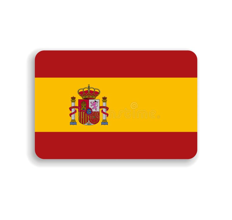 Flag Spain Rounded Corners Stock Illustrations – 11 Flag Spain Rounded ...