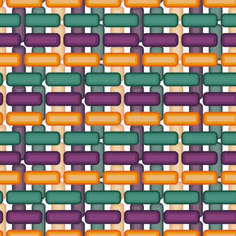 Rounded Rectangles Seamless Pattern. Vector Stock Illustration Eps 10 ... Rounded Rectangles Seamless Pattern. Vector Stock Illustration Eps 10 ...