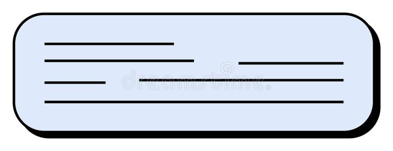 Horizontal Rounded Rectangular Text Boxes Stock Illustrations – 111 ...