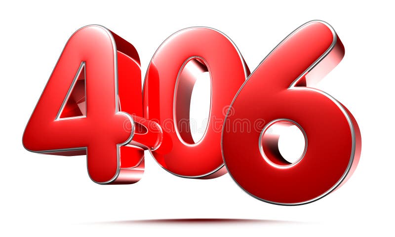 Number 406. stock illustration. Illustration of cost - 235211065