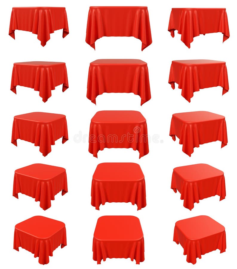Square Rounded Tablecloth Set Stock Illustrations – 18 Square Rounded Tablecloth Set Stock ...