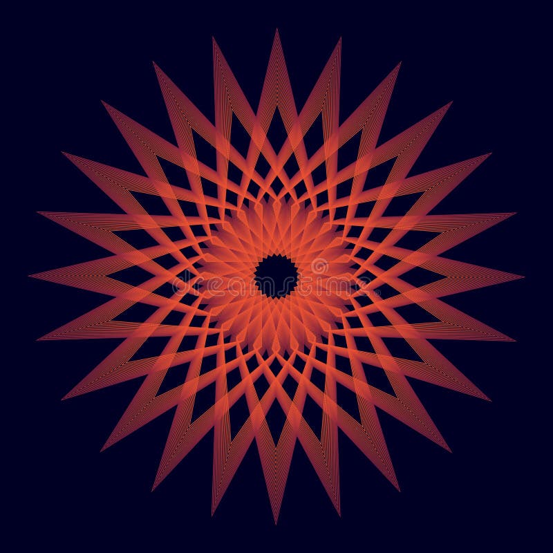 Dynamic Sacred Geometry Red Color Vector Stock Illustrations – 8 ...