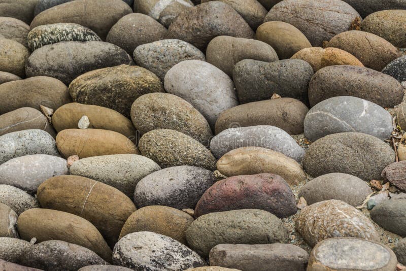 Rounded Rocks Floor Background Stock Image - Image of rocks, river ...