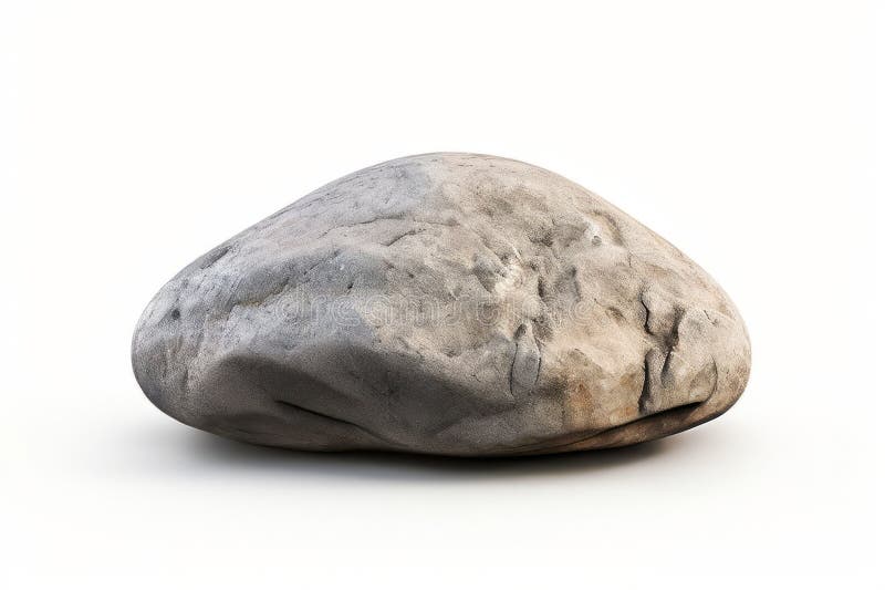 Rounded Shape Smart Rock a Close Up of a Smart Rock with a Round Stock ...