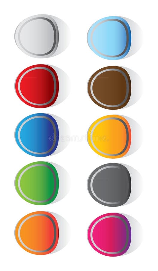 Rounded shape sticker. stock vector. Illustration of selling - 26461645