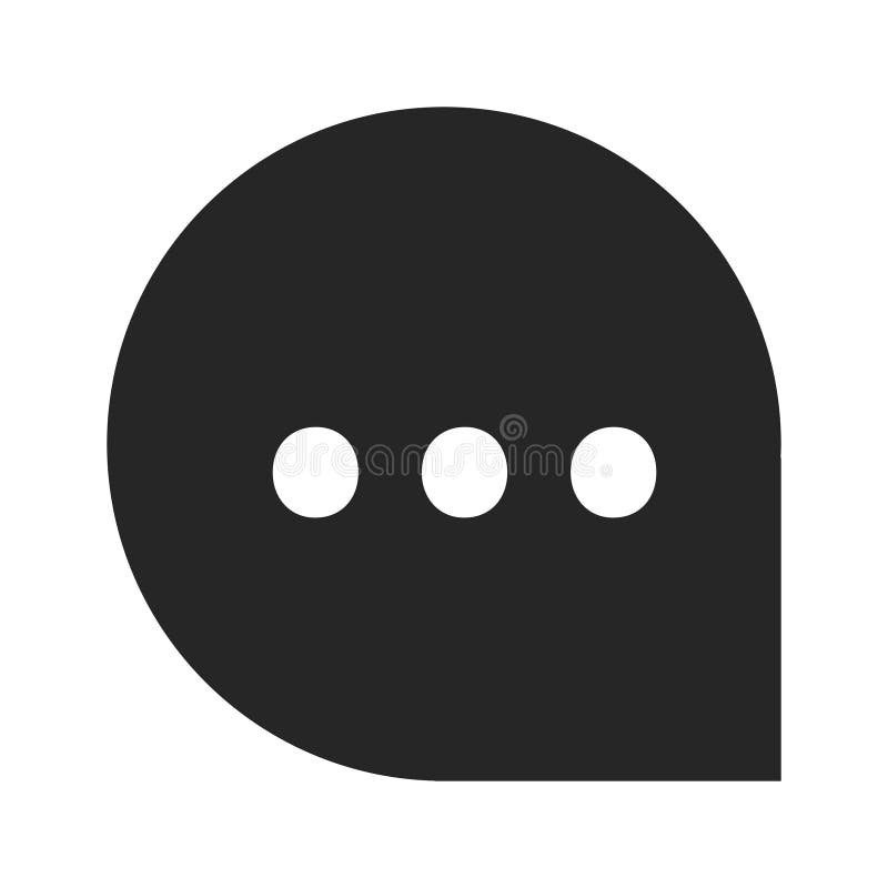 Rounded Speech Bubble stock vector. Illustration of speak - 282292402