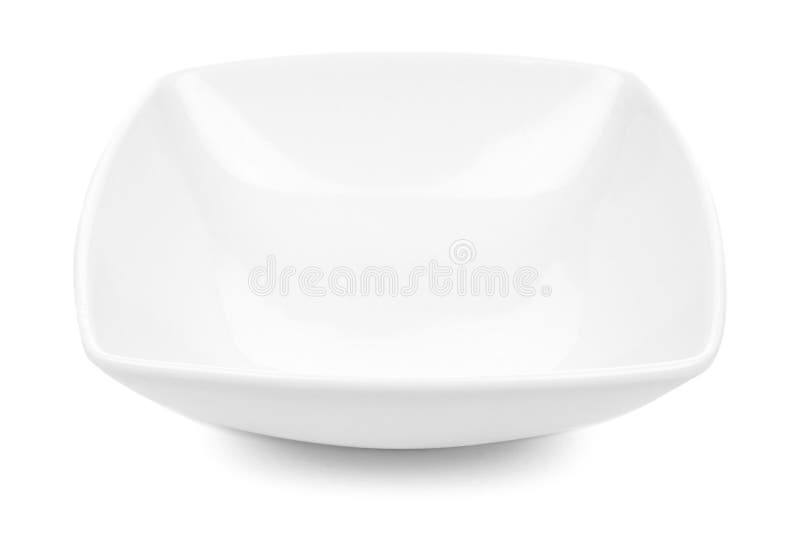 Porcelain Plates on White Background Stock Photo - Image of procelain ...