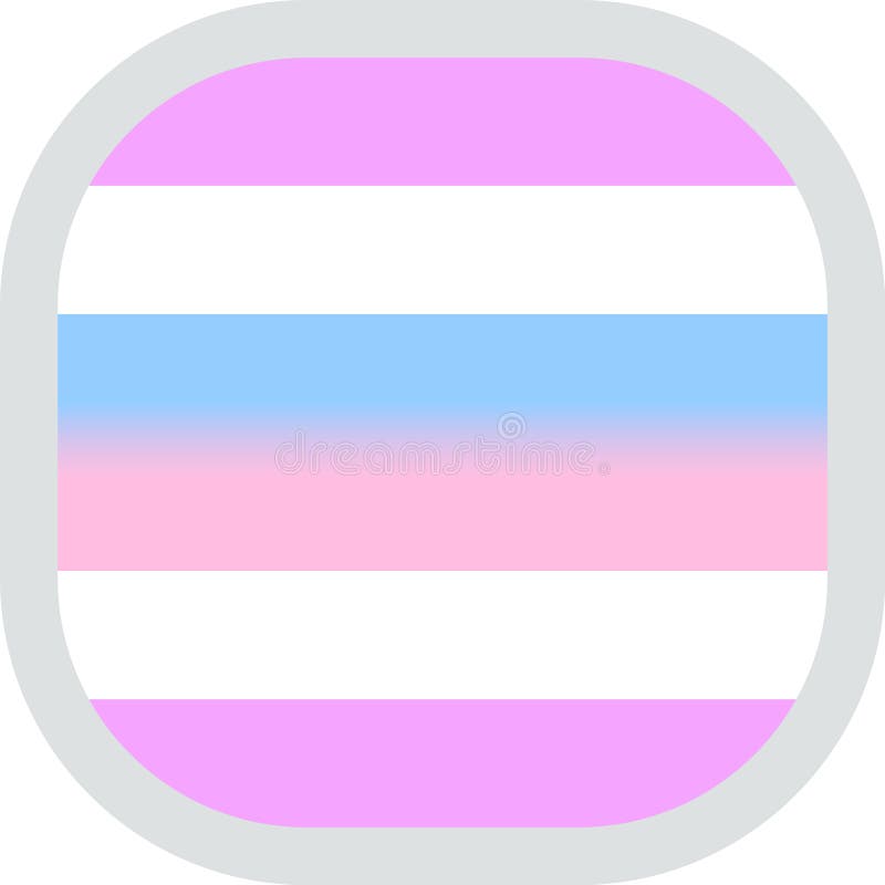 Rounded Square with Flag Pride Lgbt Stock Vector - Illustration of ...