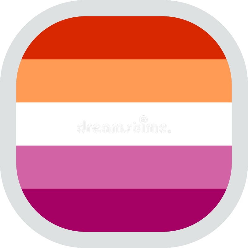 Rounded Square with Flag Pride Lgbt Stock Vector - Illustration of ...