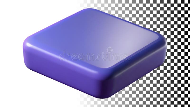 Rounded Square Icon, Shape Symbol, User Interface Element for App ...