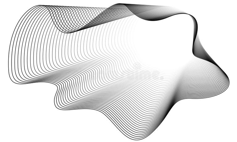 Rounded Square Line with Blending Modern. Technology Style, Future ...