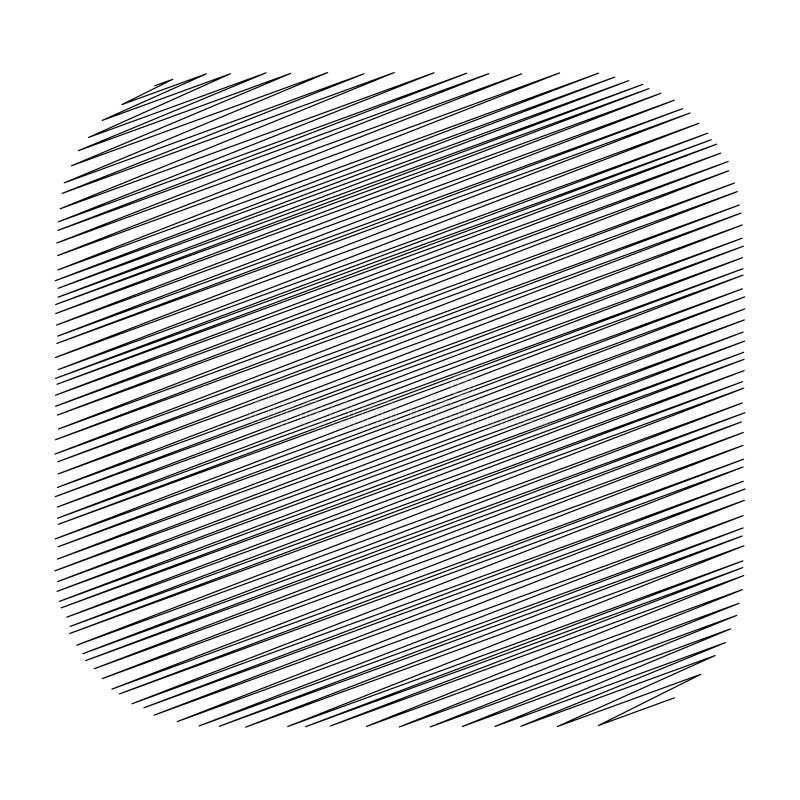 Rounded Square with Sketchy, Scribble, Doodle Effect Texture Stock ...