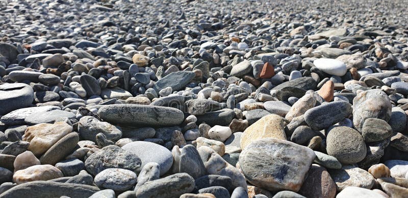 Rounded Stone Bottom for Texture, Wall, Floor. Seabed, River. Texture ...