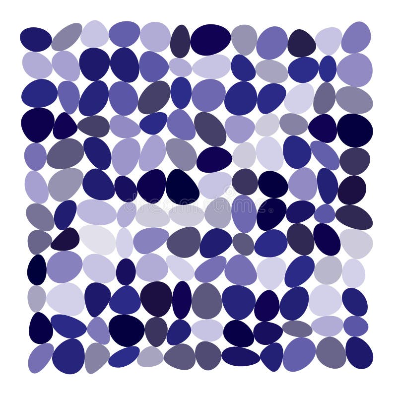 Rounded Stones, Pebbles, Rock Wall Pattern and Texture Stock Vector ...