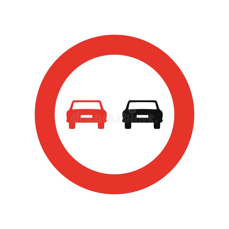 Rounded Traffic Signal in White and Red, Isolated on White Background ...