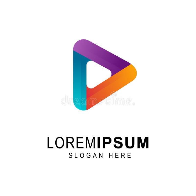 Rounded Triangle Logo Stock Illustrations – 17,357 Rounded Triangle ...