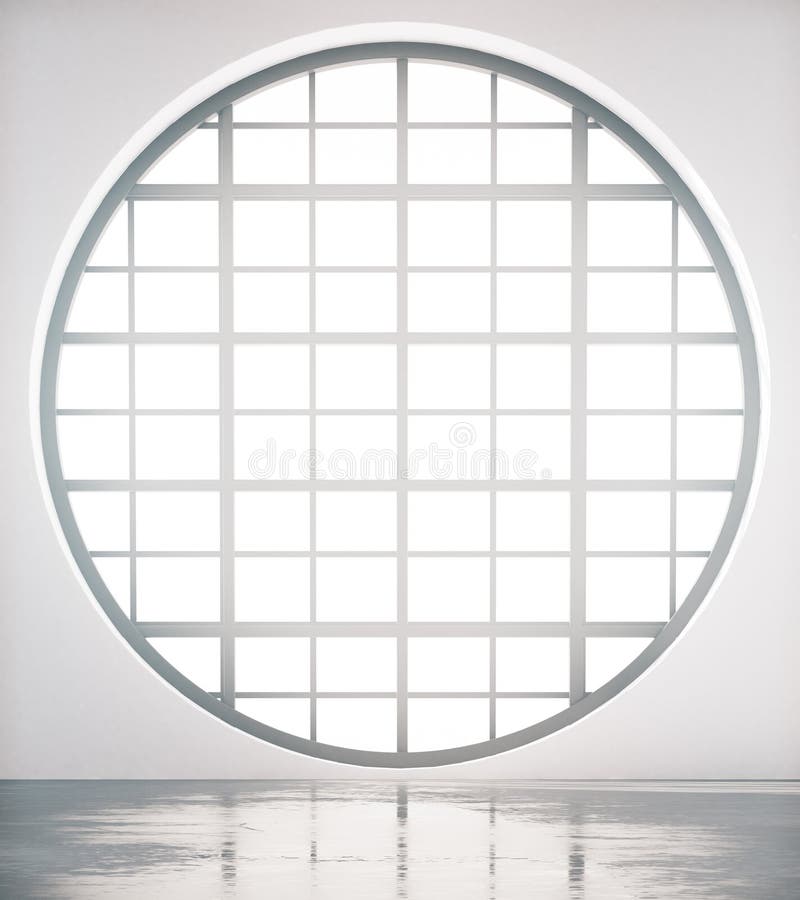 Rounded window front stock illustration. Illustration of creative ...