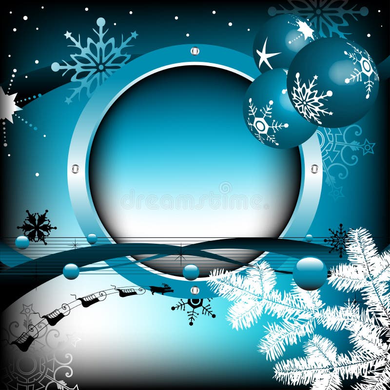 Winter frame stock vector. Illustration of holiday, merry - 22305818