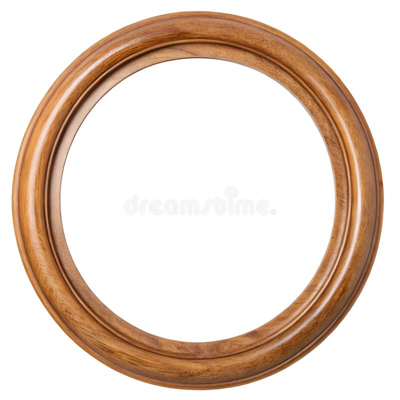 Rounded Wood Frame stock illustration. Illustration of interior - 356385948