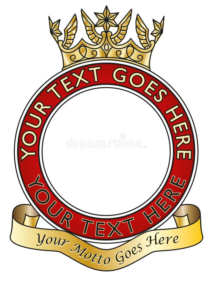 Roundel stock vector. Illustration of coat, badge, banner - 25563907