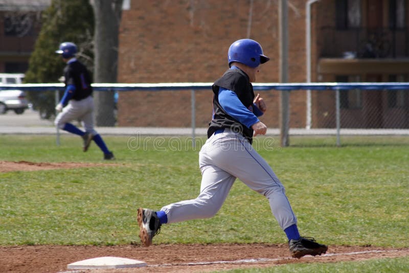 Rounding the bases stock photo. Image of diamond, base - 1861358