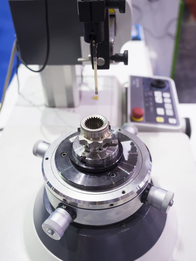 Roundness tester machine stock image. Image of industrial - 62687449