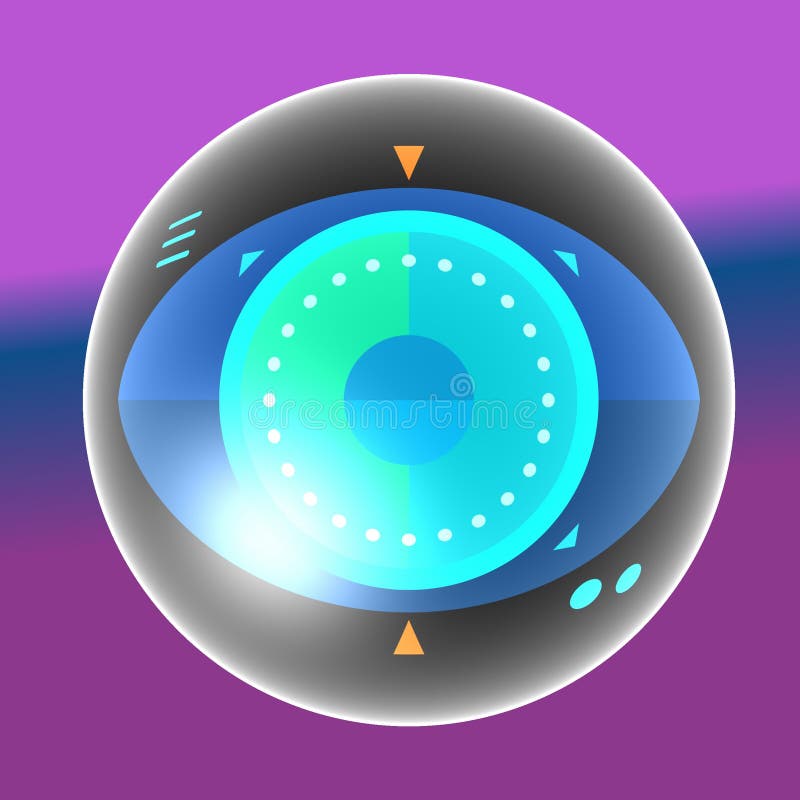 Rounds Icon and Beautiful Background Picture Stock Illustration ...