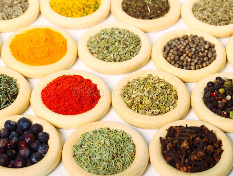 Rings with spices stock image. Image of juniper, circle - 35036617