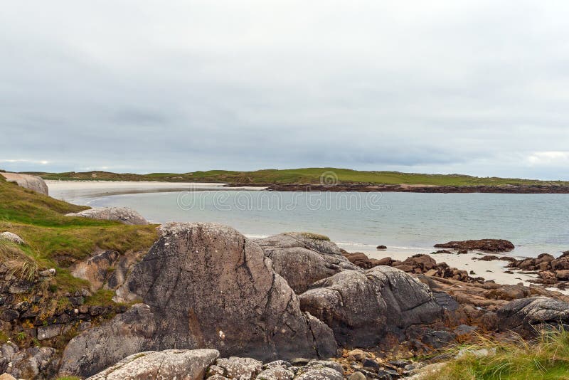 View From Roundstone Of Connemara National Park; County Galway; Stock ...