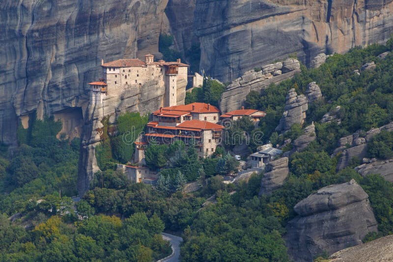 Rousanou Monastery in Meteora Stock Image - Image of nature, rock: 79878203