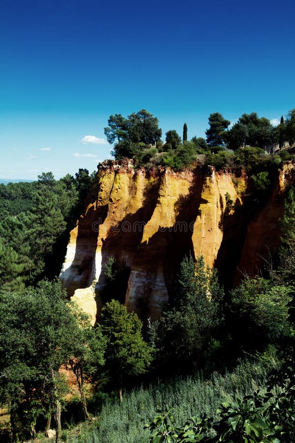 Ochre Mines at Roussilion stock image. Image of roussilion - 32246811