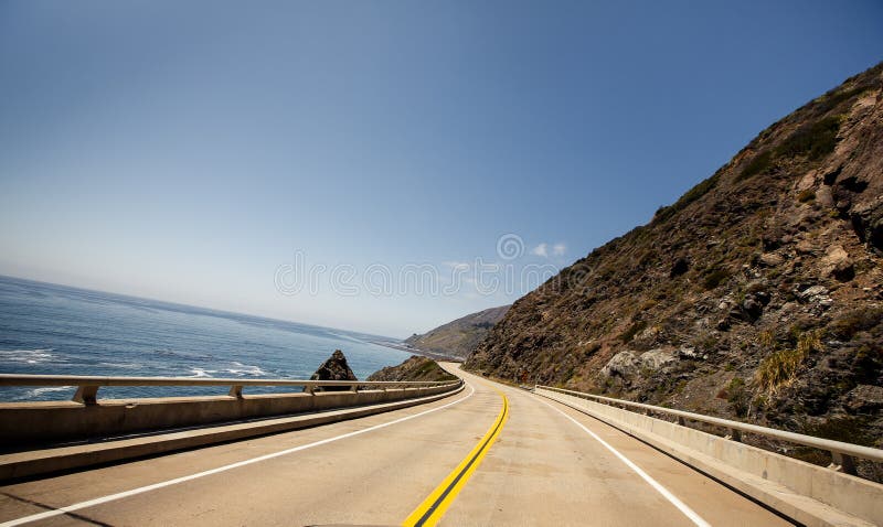 Route 1, California stock photo. Image of ocean, route - 37609544