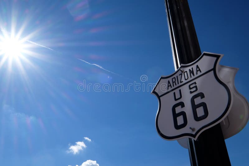 The Route 66 stock image. Image of historic, acronym - 81004317