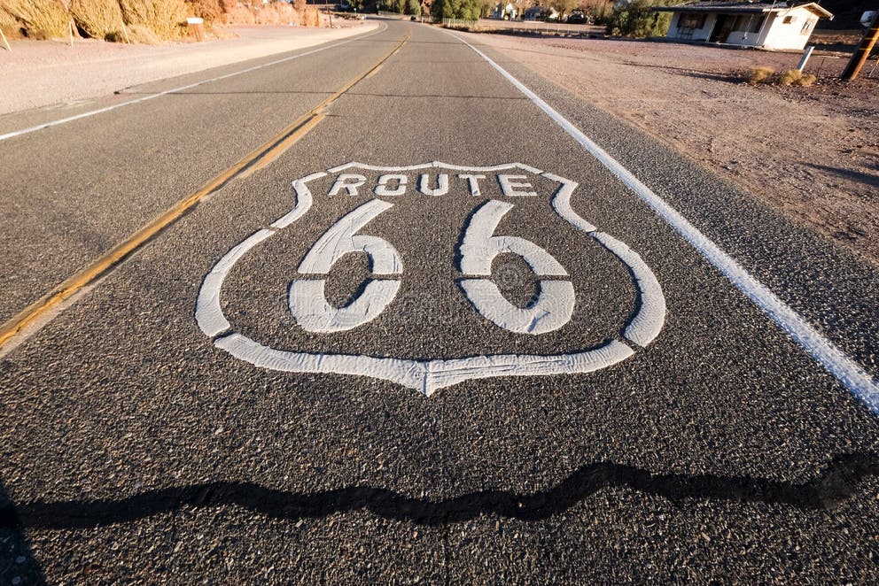 The Route 66 editorial stock photo. Image of tourism - 81005788