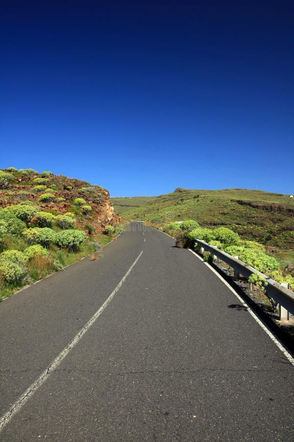 Route dans la La Gomera image stock. Image of promenade - 21927953