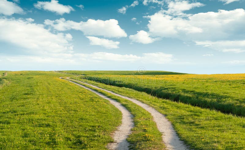 Route De Campagne Par La Zone Photo stock - Image du horizontal, zone ...