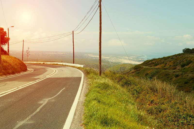 Perspective D'autoroute De Route De Route Image stock - Image du nature ...