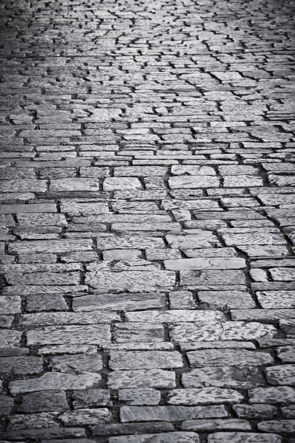 Route En Pierre De Galet De Granit Photo stock - Image du ruines ...